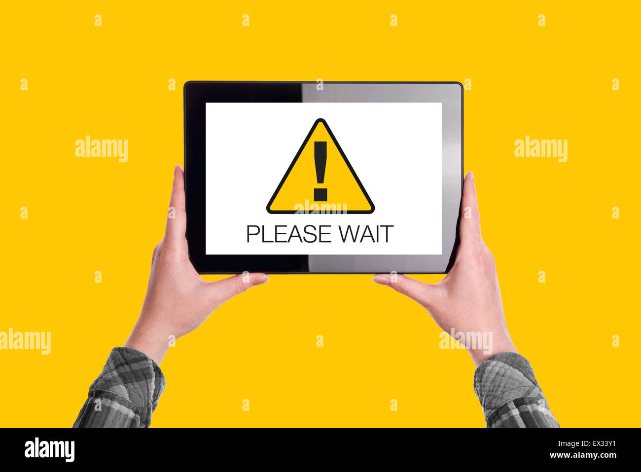 Please wait hi-res stock photography and images - Alamy