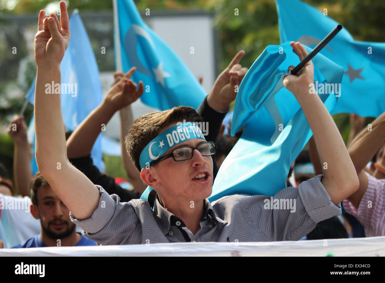 Ankara, Turkey. 5th July, 2015. July.05, 2015 -Turkish nationalists ...
