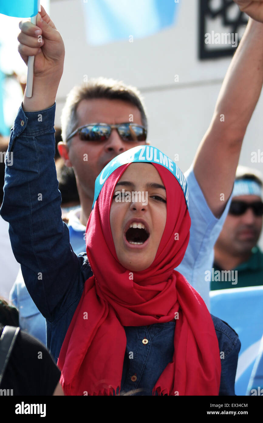 Ankara, Turkey. 5th July, 2015. July.05, 2015 -Turkish nationalists ...