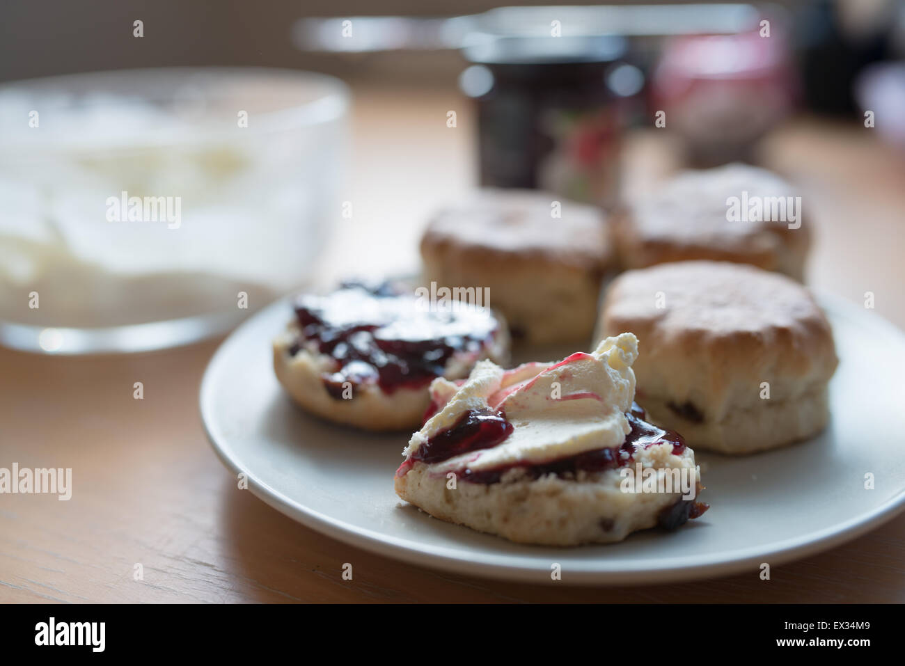 English Cream Tea Stock Photo - Alamy