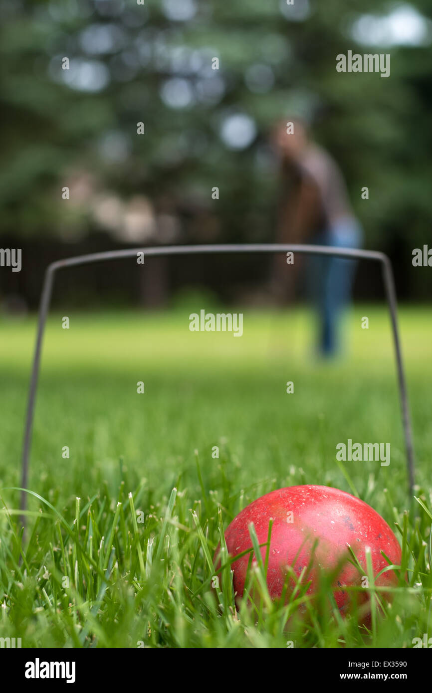 Croquet player hi-res stock photography and images - Alamy
