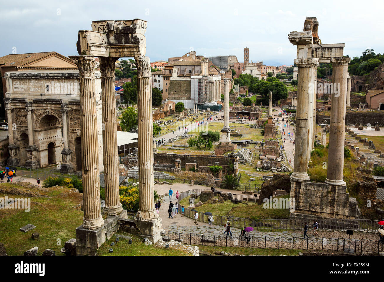 The Roman Forum in Rome Stock Photo - Alamy