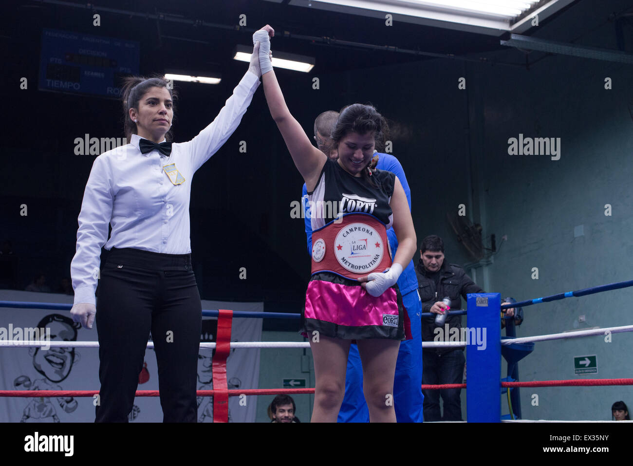 Buenos Aires, Argentina. 30th June, 2015. Marisol Sosa wins on Yamila ...