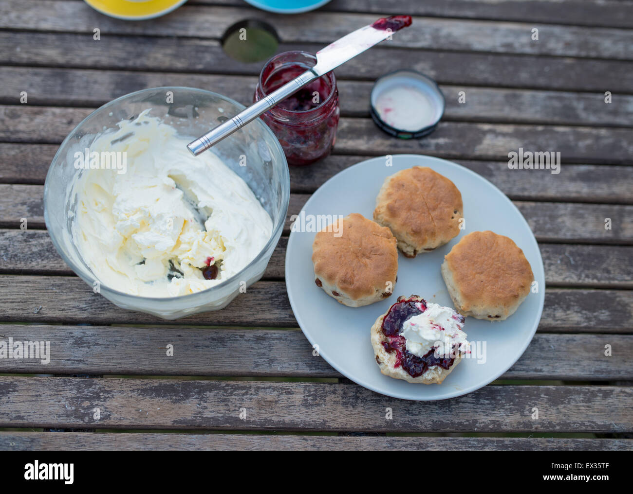 English Cream Tea Stock Photo - Alamy