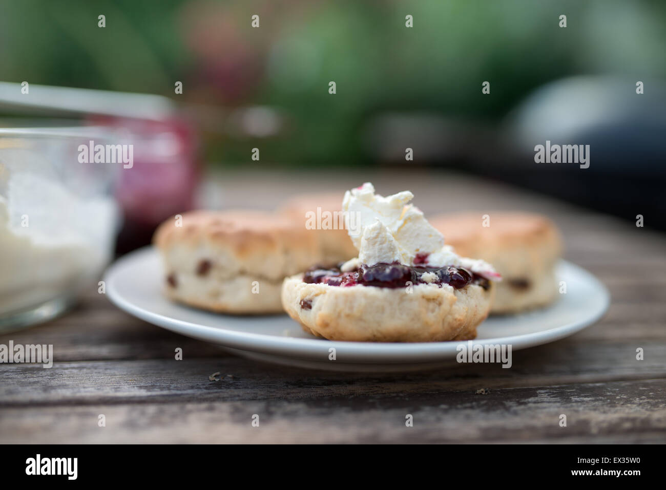 English Cream Tea Stock Photo - Alamy