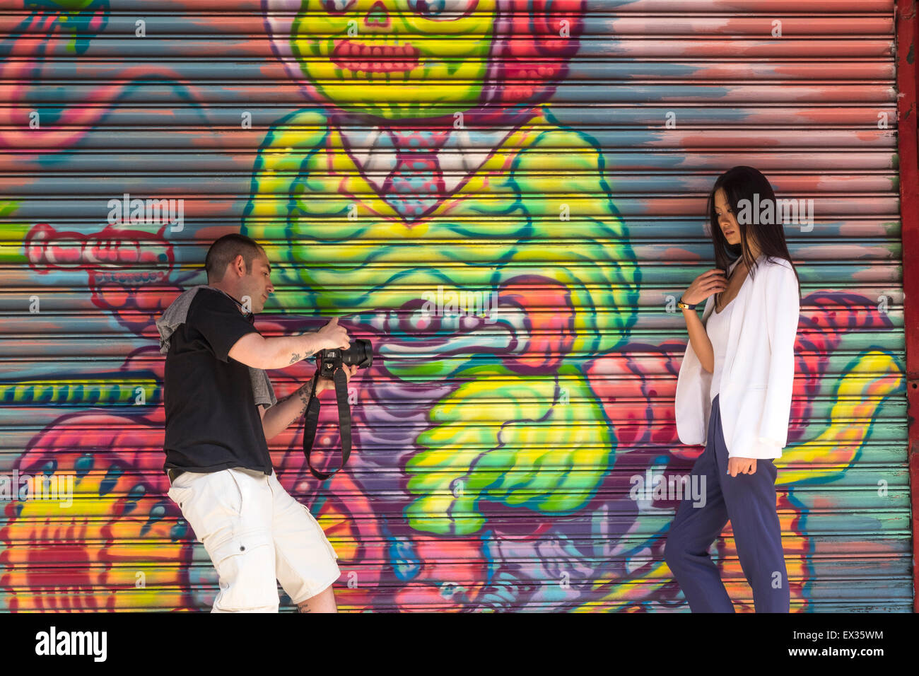 Graffiti Model Photography