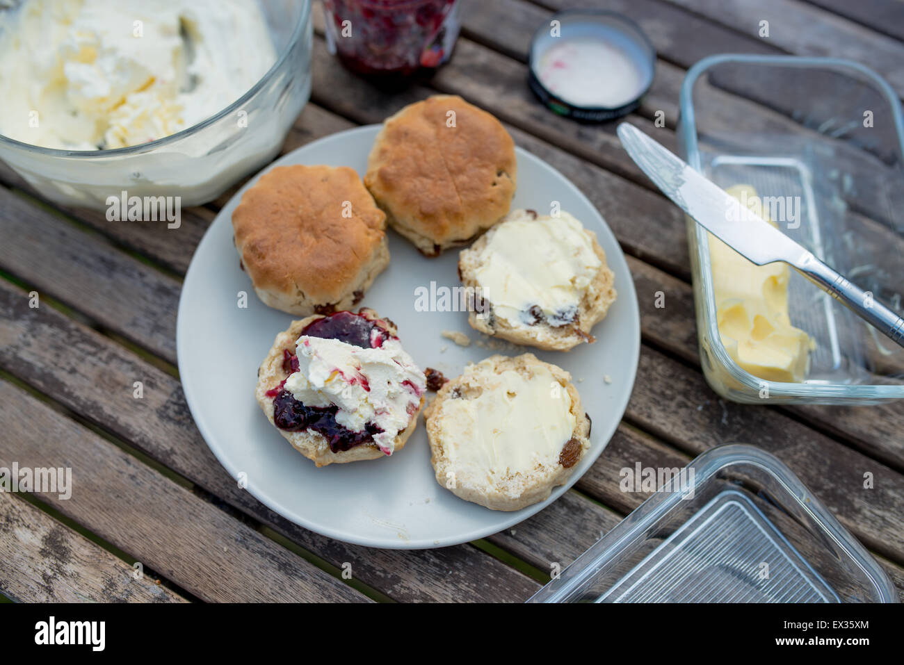 English Cream Tea Stock Photo - Alamy