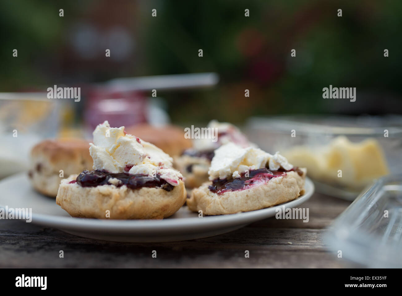 English Cream Tea Stock Photo - Alamy