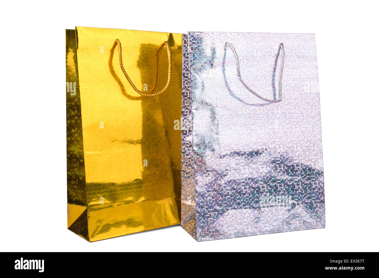 Gold shopping bag hi-res stock photography and images - Alamy