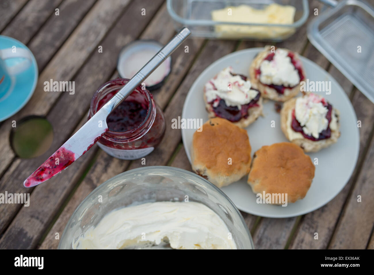 English Cream Tea Stock Photo - Alamy