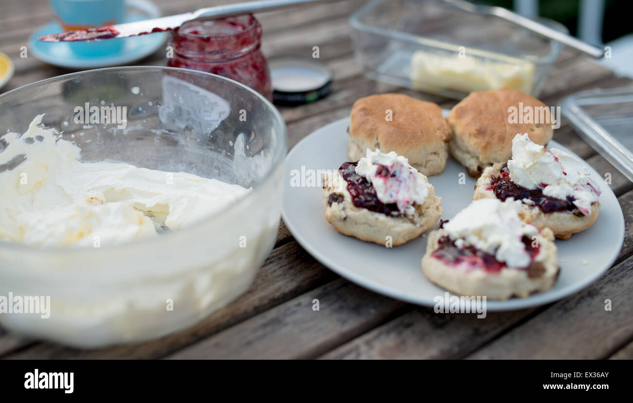 English Cream Tea Stock Photo - Alamy