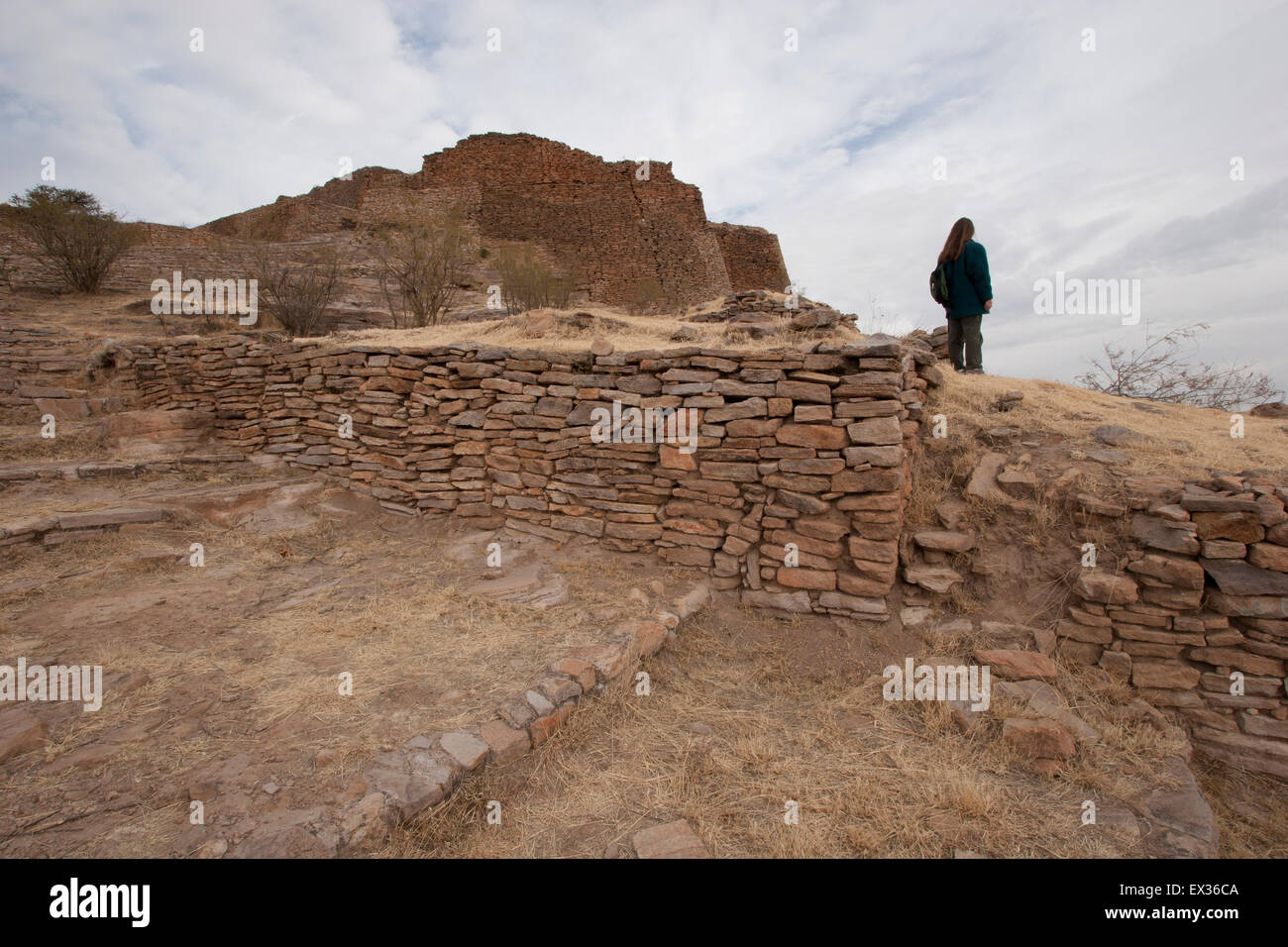 The ruins of La Quemada (also known as Chicomostoc) were thought to be ...