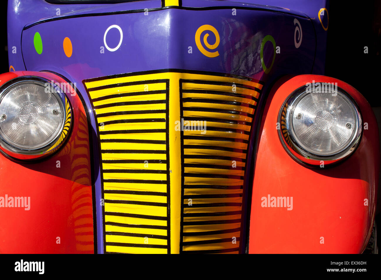 Carnival ride car for children, Zacatecas, Mexico Stock Photo - Alamy