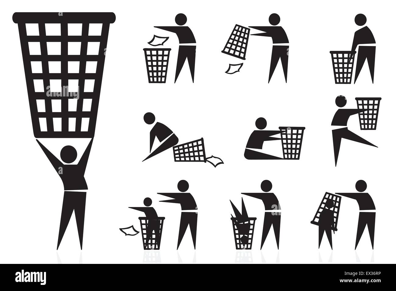 Garbage Man Stock Vector Images - Alamy