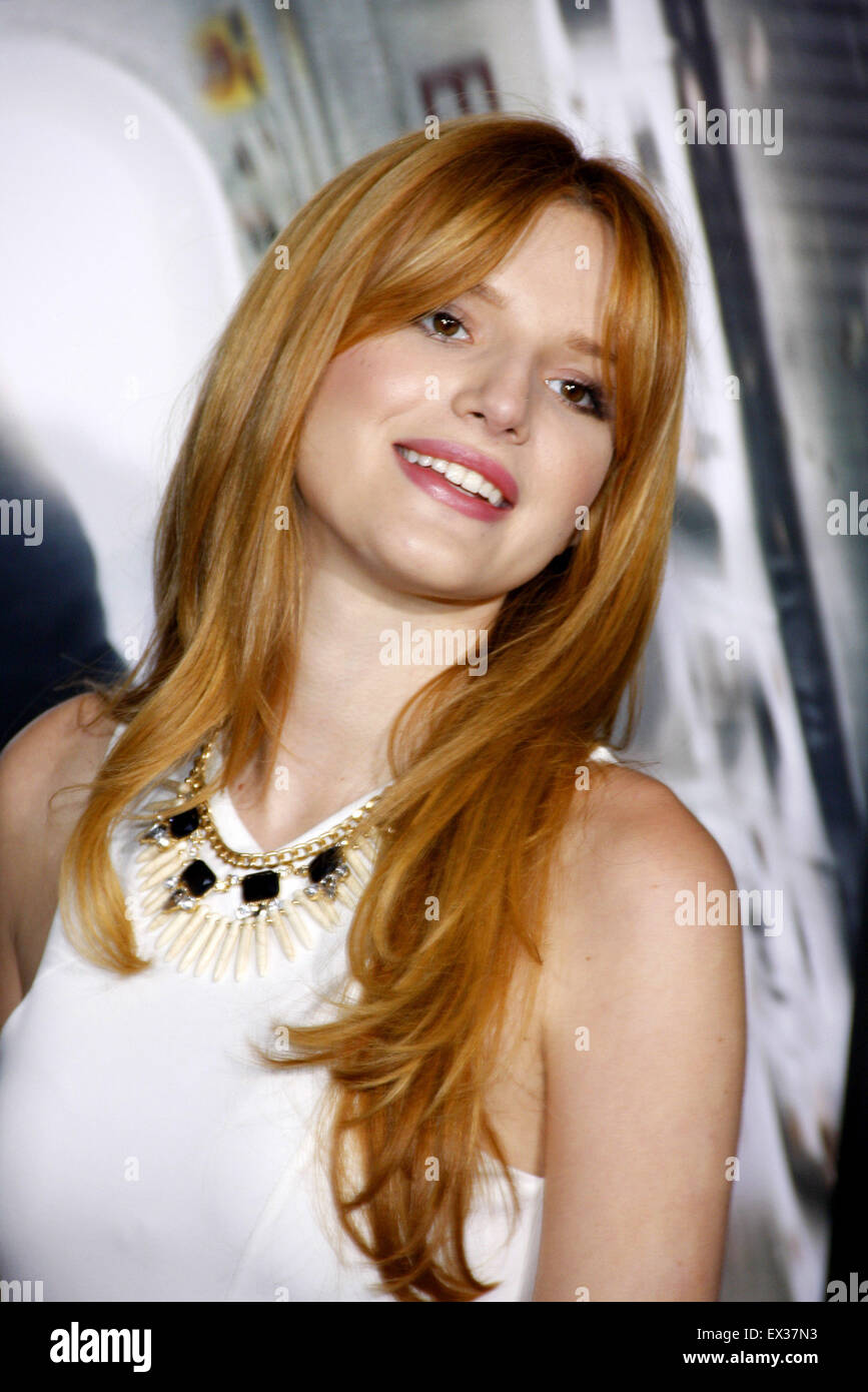Bella Thorne at the Los Angeles premiere of "Non-Stop" held at the ...