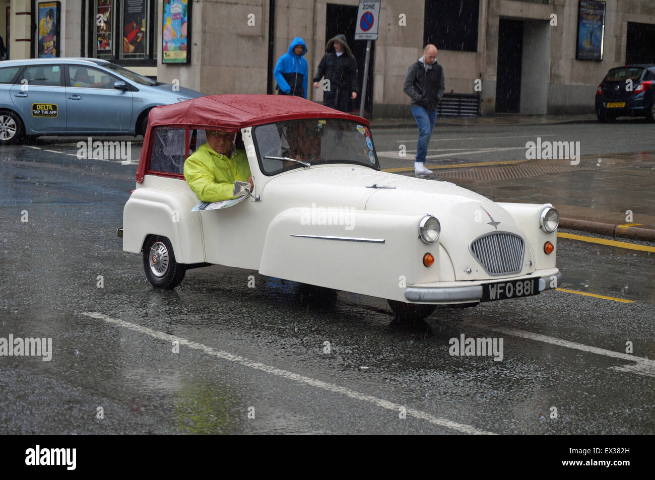 Liverpool, UK. 05th July, 2015. A variety of classic and vintage cars ...