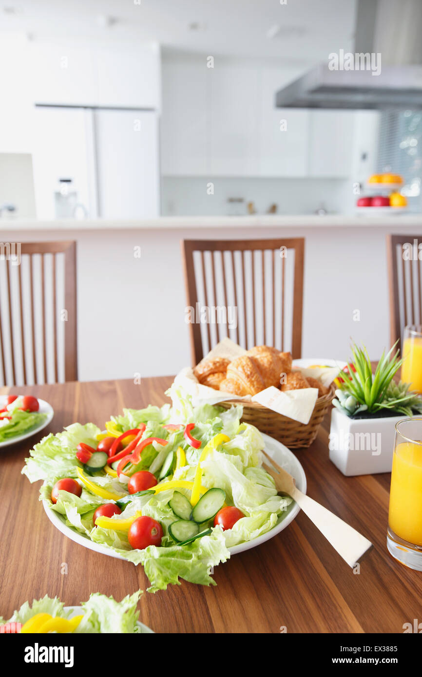 Breakfast in the kitchen Stock Photo - Alamy