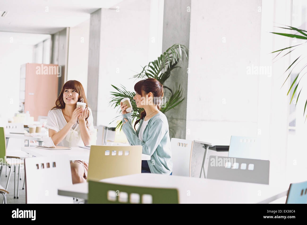University student in the school cafe Stock Photo - Alamy
