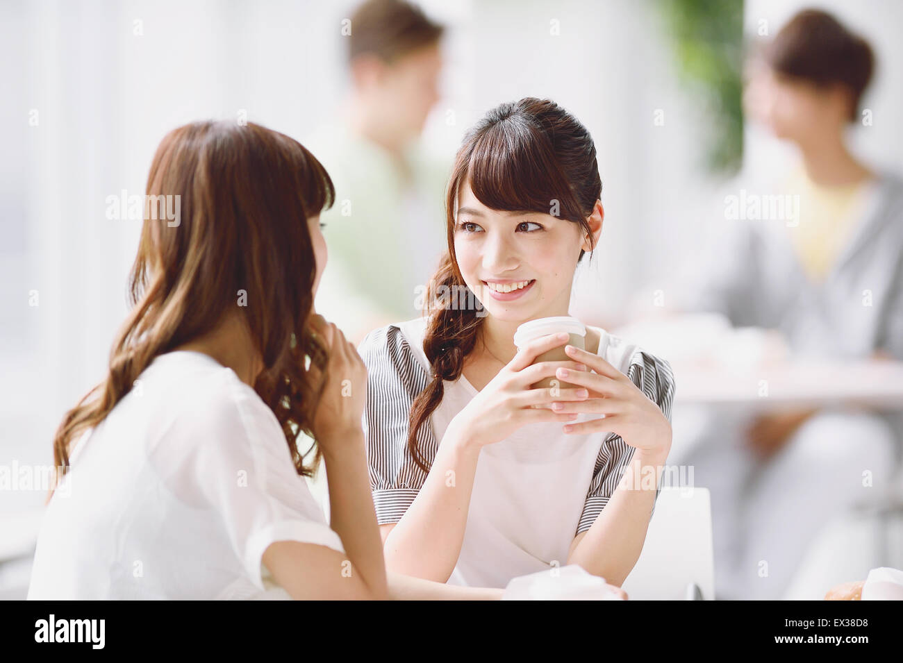 University student in the school cafe Stock Photo - Alamy