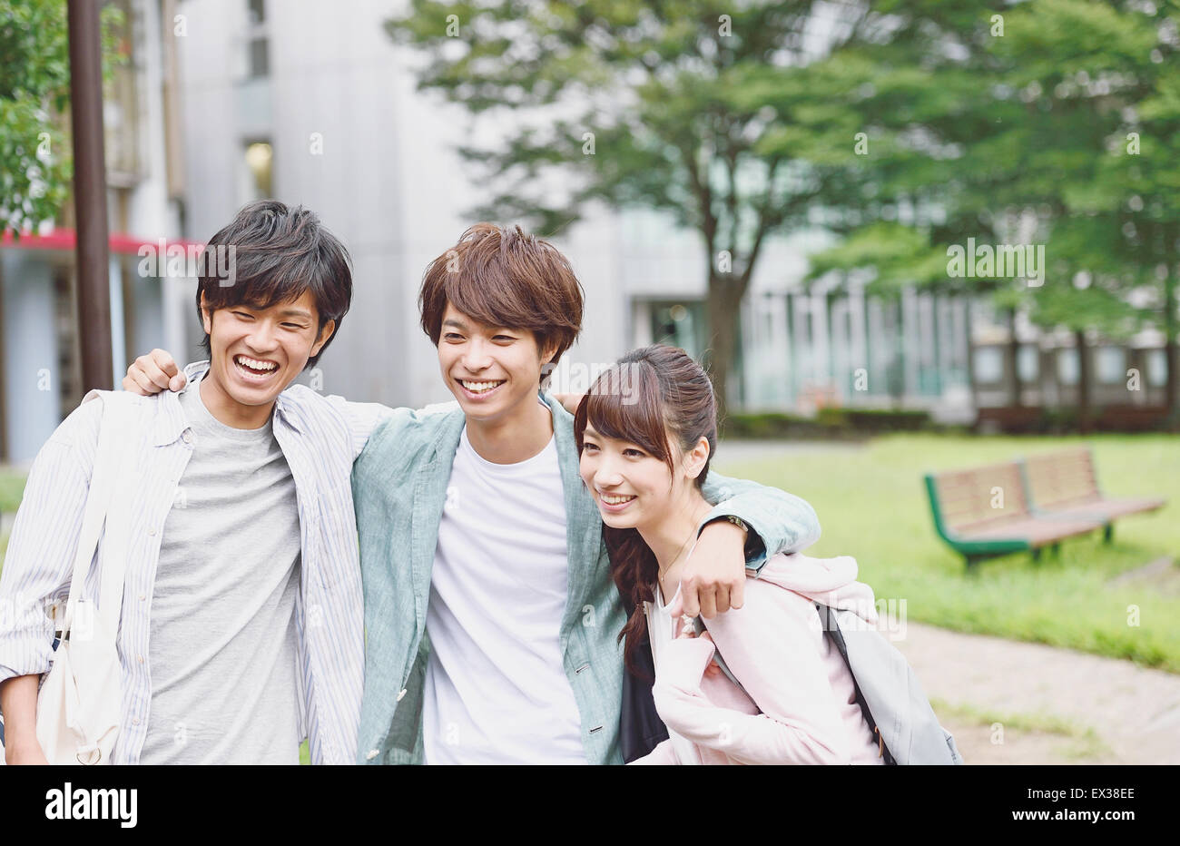 Japanese student campus hi-res stock photography and images - Alamy