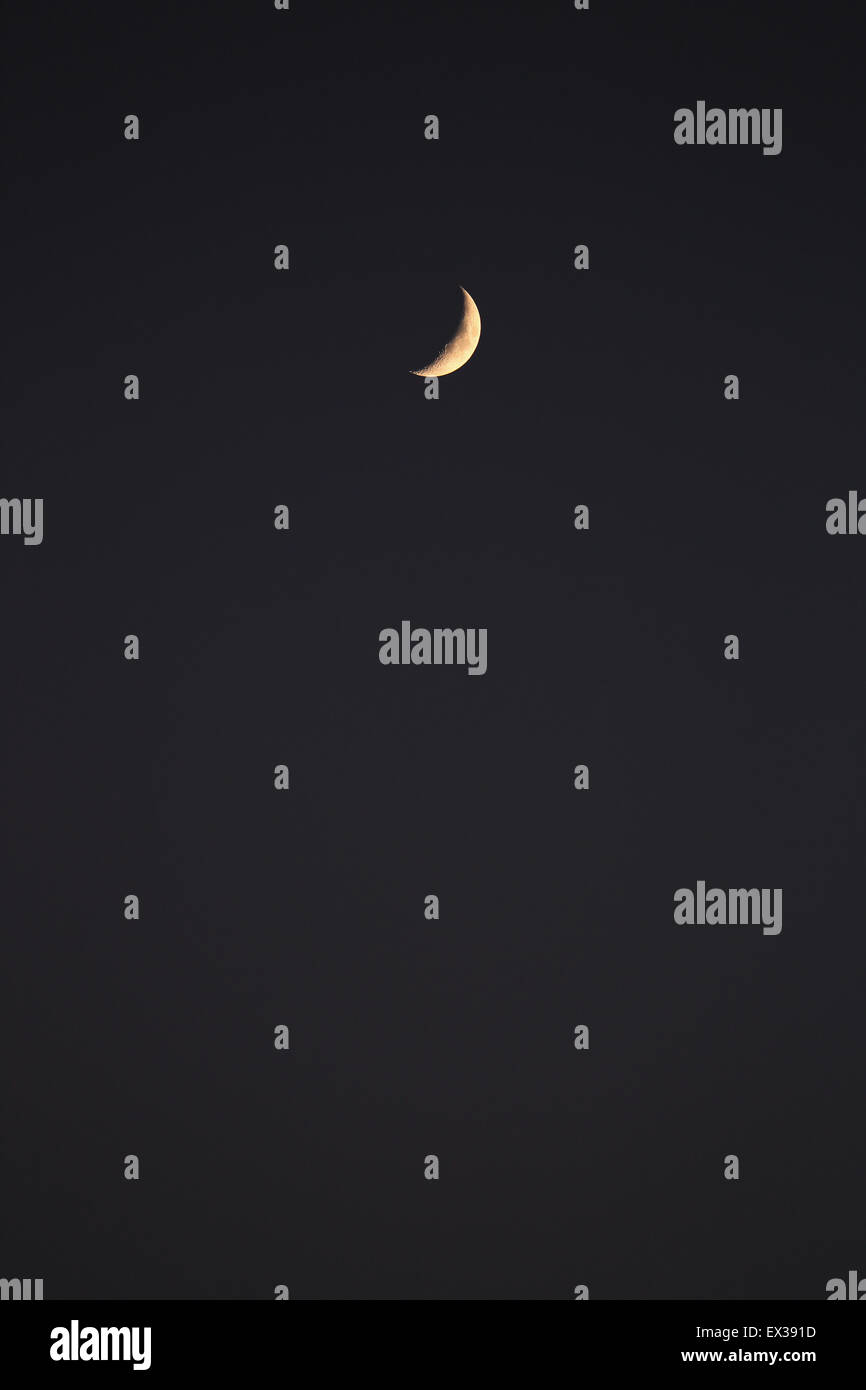 Slice of moon Stock Photo - Alamy