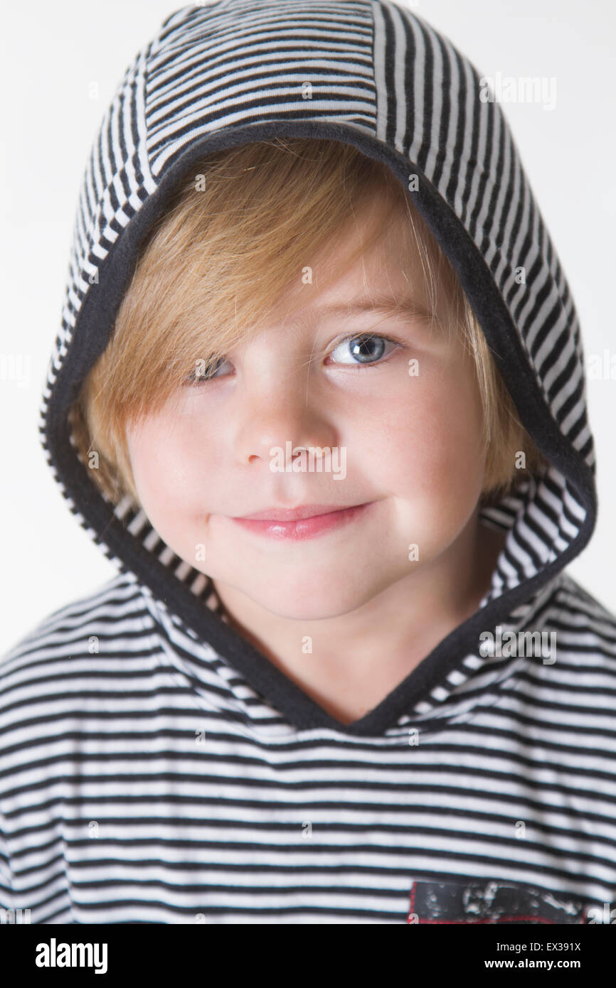 Young boy wearing striped shirt hi-res stock photography and images - Alamy