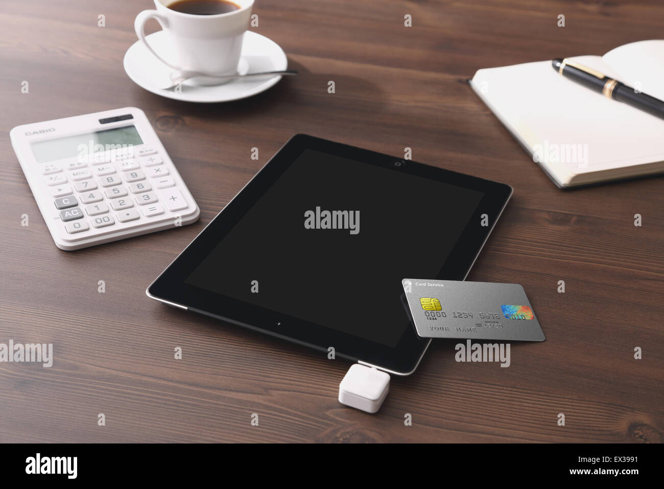 Cashless payment devices Stock Photo - Alamy