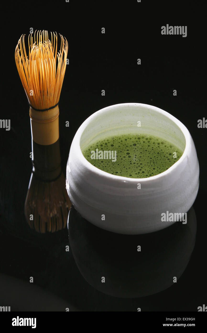 Maccha green tea Stock Photo - Alamy