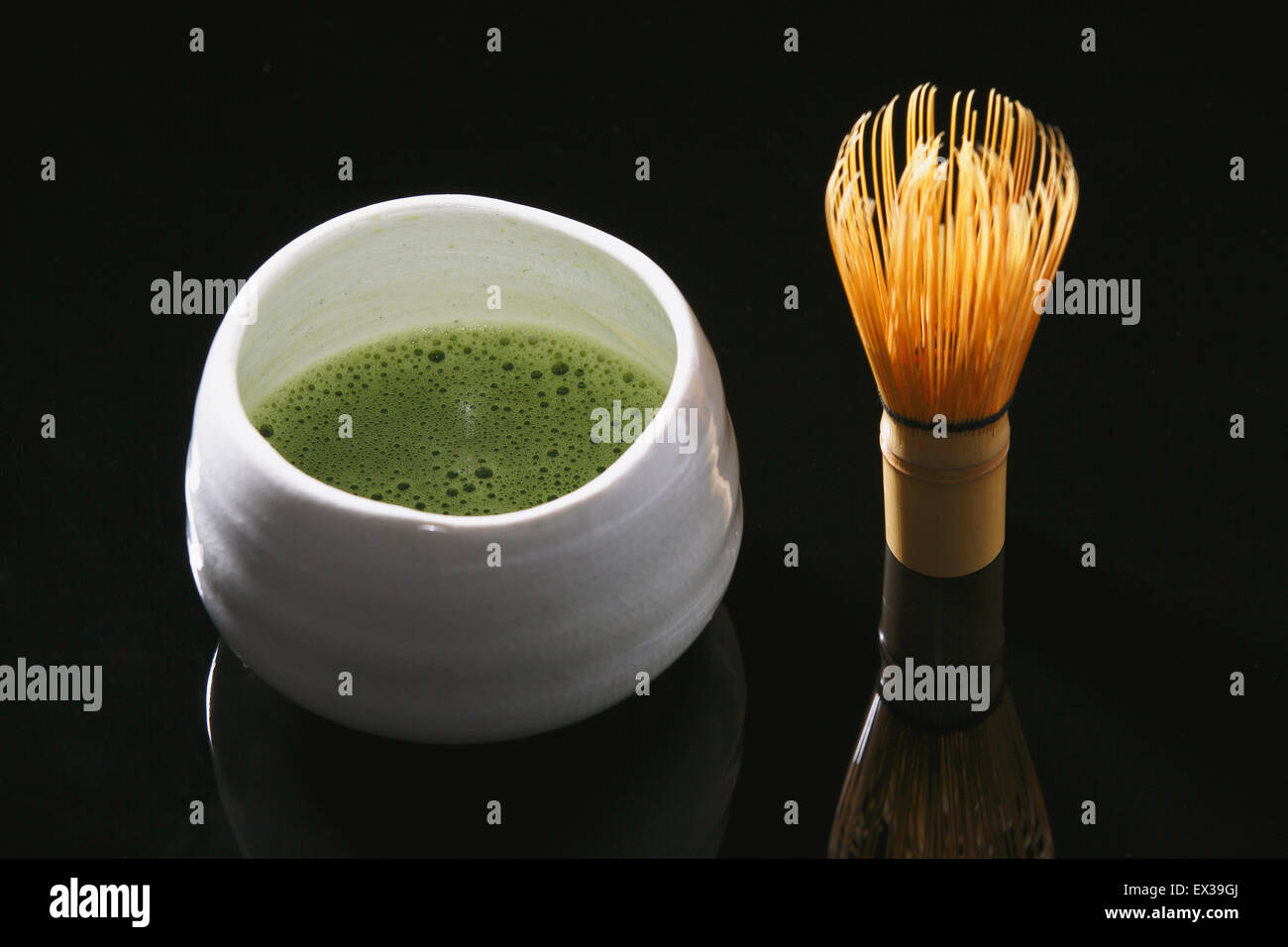 Maccha green tea Stock Photo - Alamy