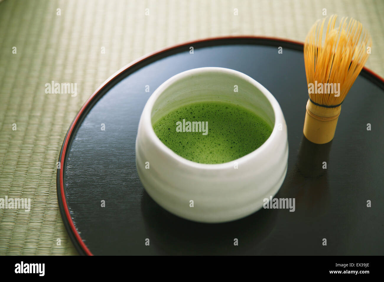 Maccha green tea Stock Photo - Alamy