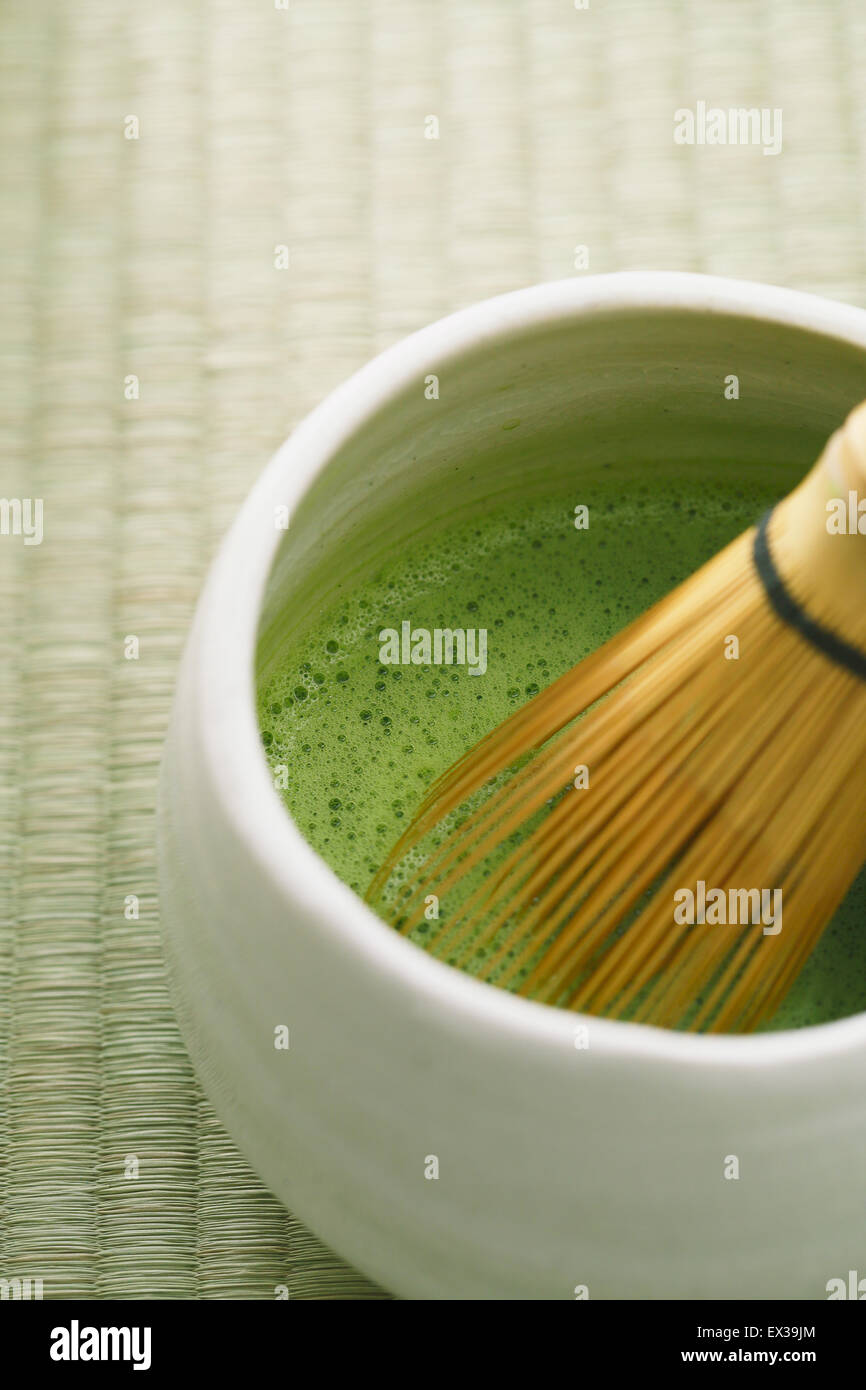 Maccha green tea Stock Photo - Alamy