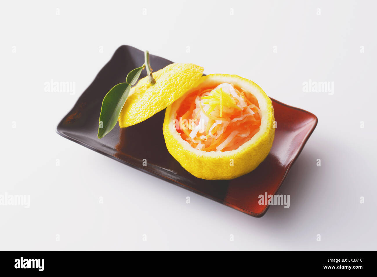 Japanese style radish dish Stock Photo - Alamy