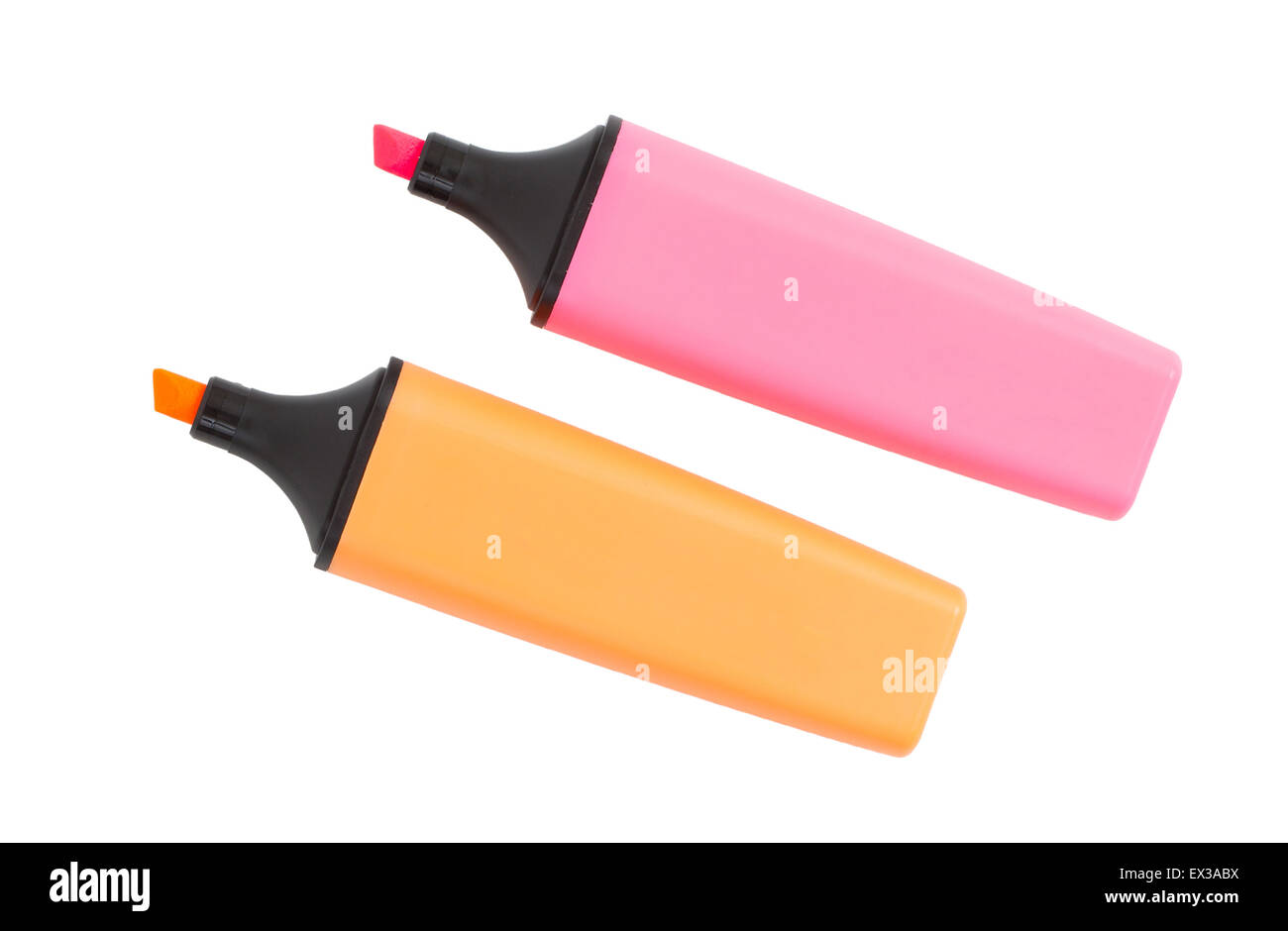 Collection of highlighters isolated over a white background Stock Photo ...