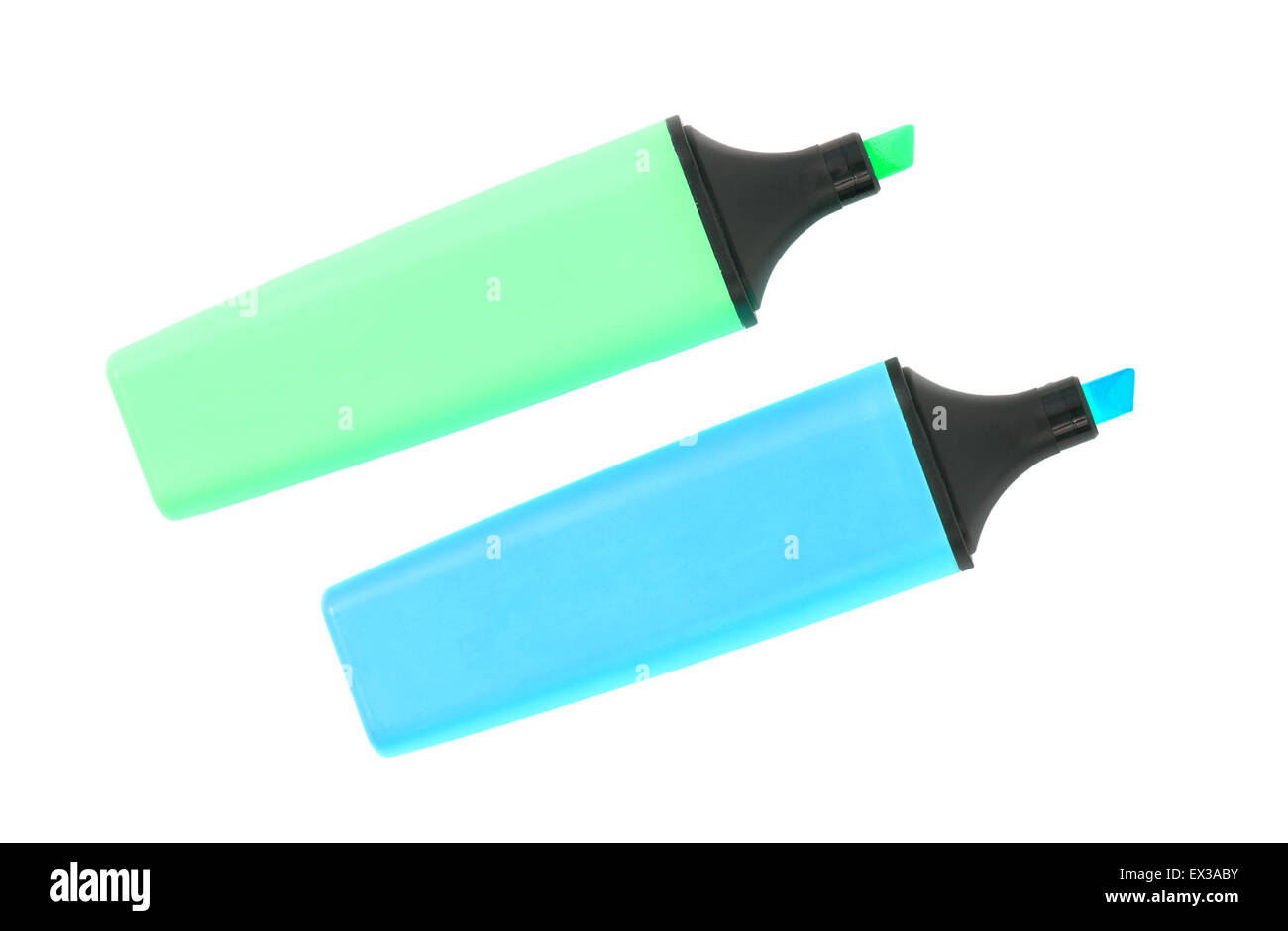 Collection of highlighters isolated over a white background Stock Photo ...