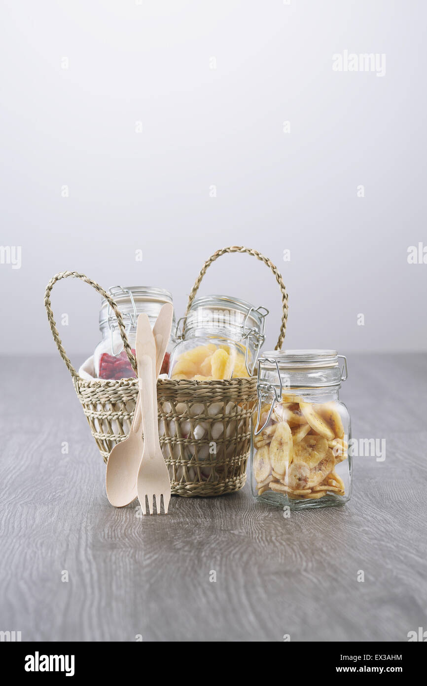 Bottled dry fruits Stock Photo - Alamy