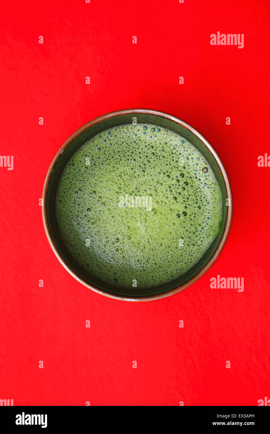 Maccha green tea Stock Photo - Alamy