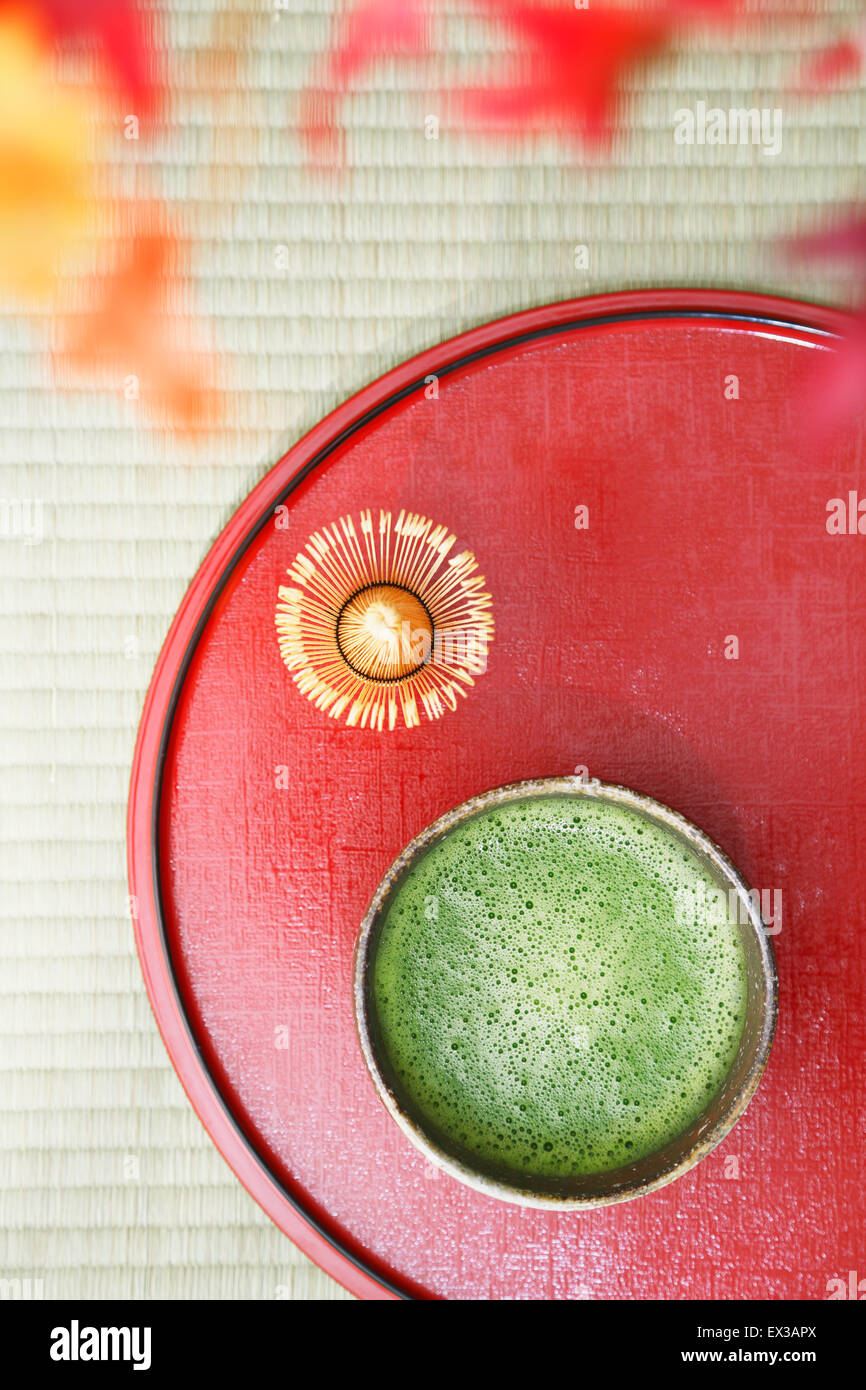 Maccha green tea Stock Photo - Alamy