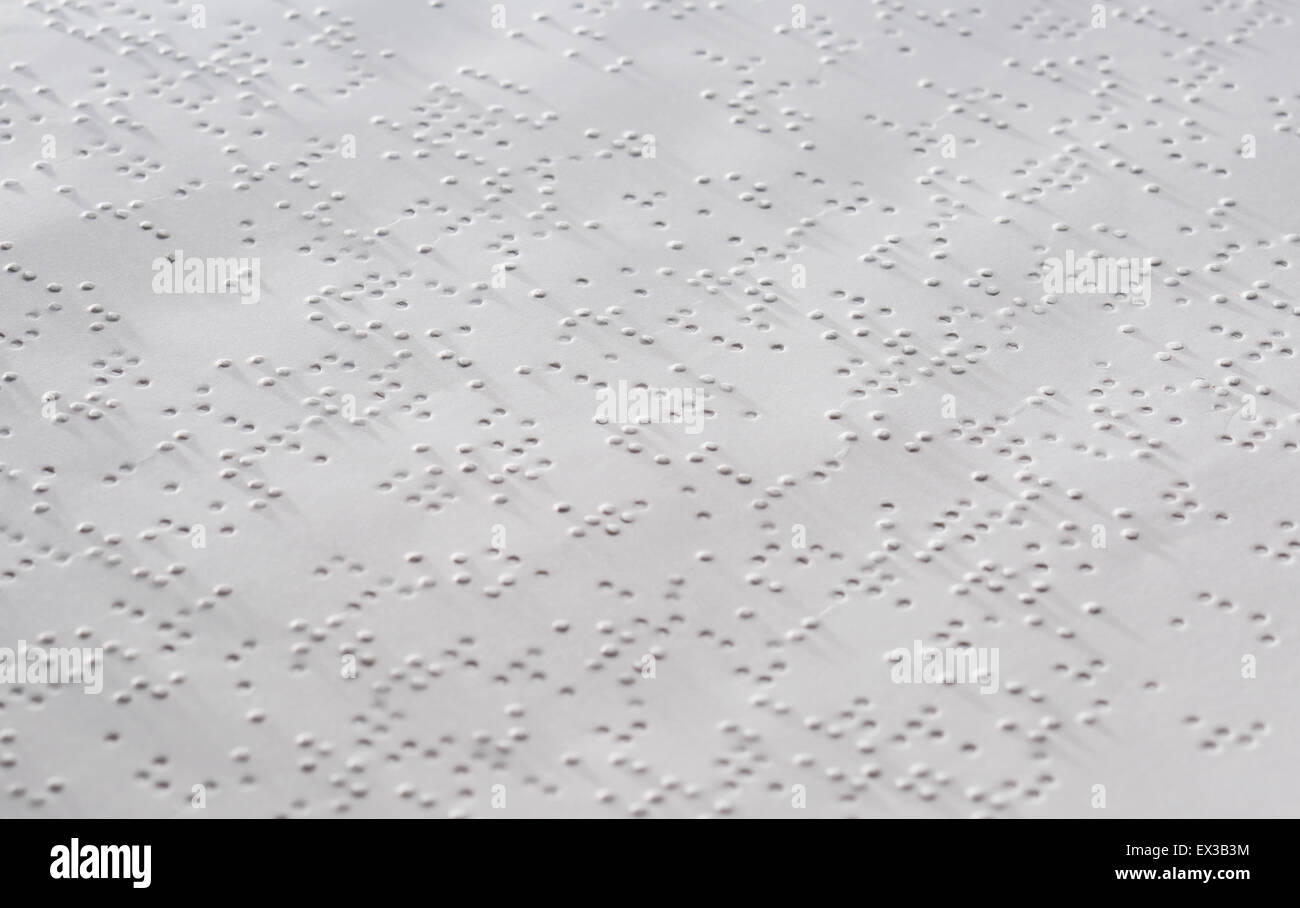 Braille language hi-res stock photography and images - Alamy