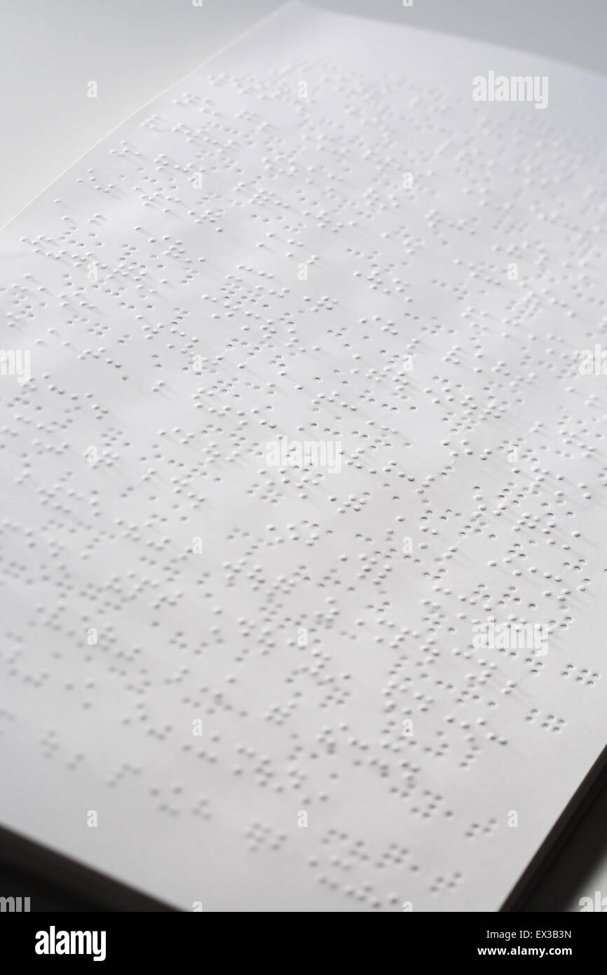 Braille paper hi-res stock photography and images - Alamy