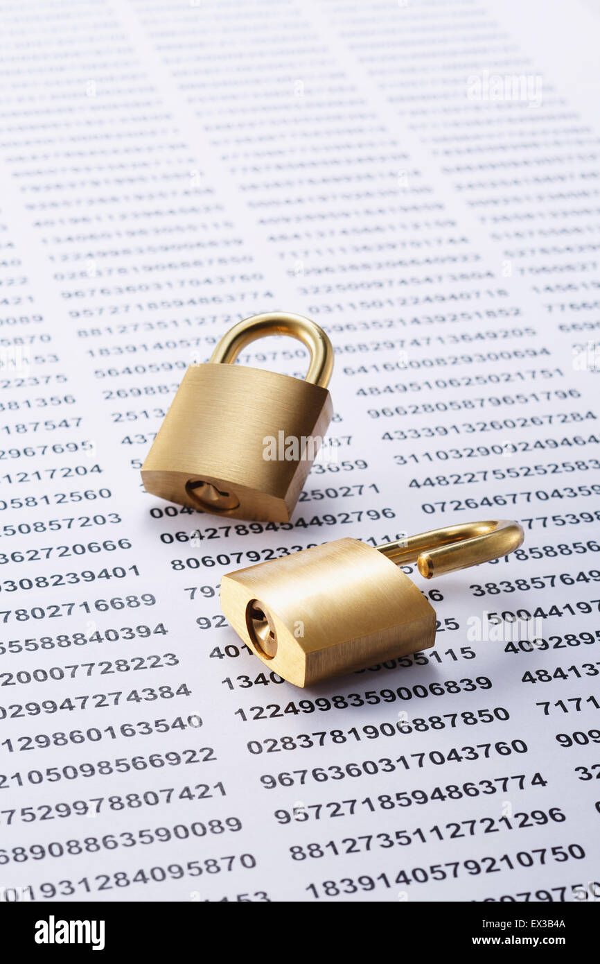 Security two locks hi-res stock photography and images - Alamy