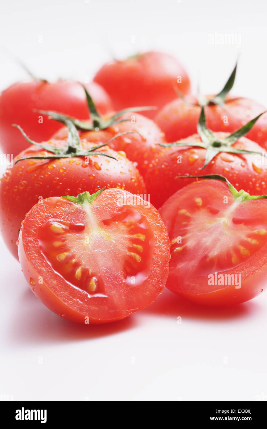 Tomato cross section close up hi-res stock photography and images - Alamy