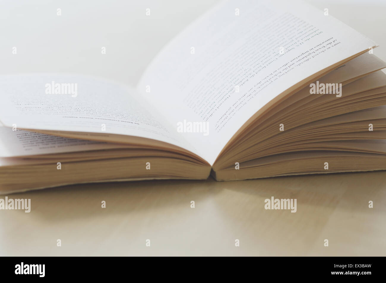 Opening book close up hi-res stock photography and images - Alamy