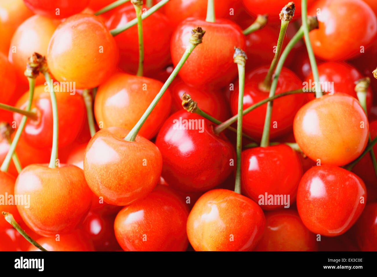 Cherries background hi-res stock photography and images - Alamy