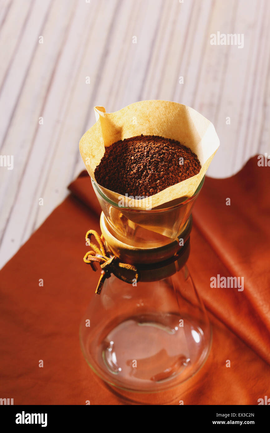 Coffee powder filter paper hi-res stock photography and images - Alamy