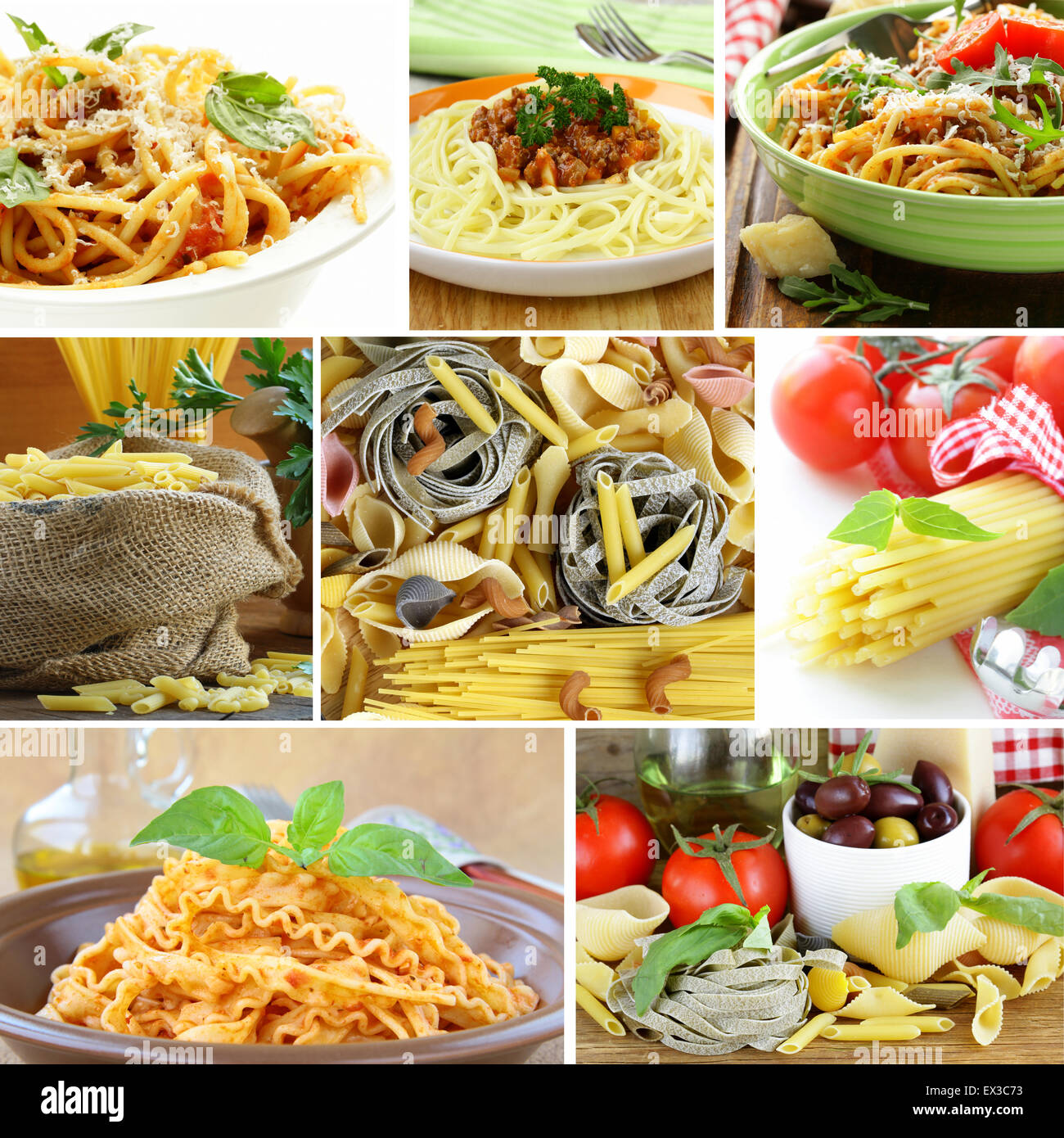 Different kinds of pasta spaghetti hi-res stock photography and images ...