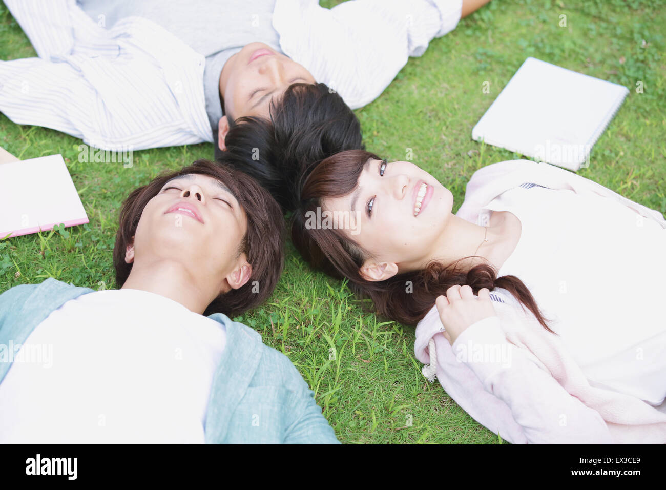 University student in the campus park Stock Photo - Alamy