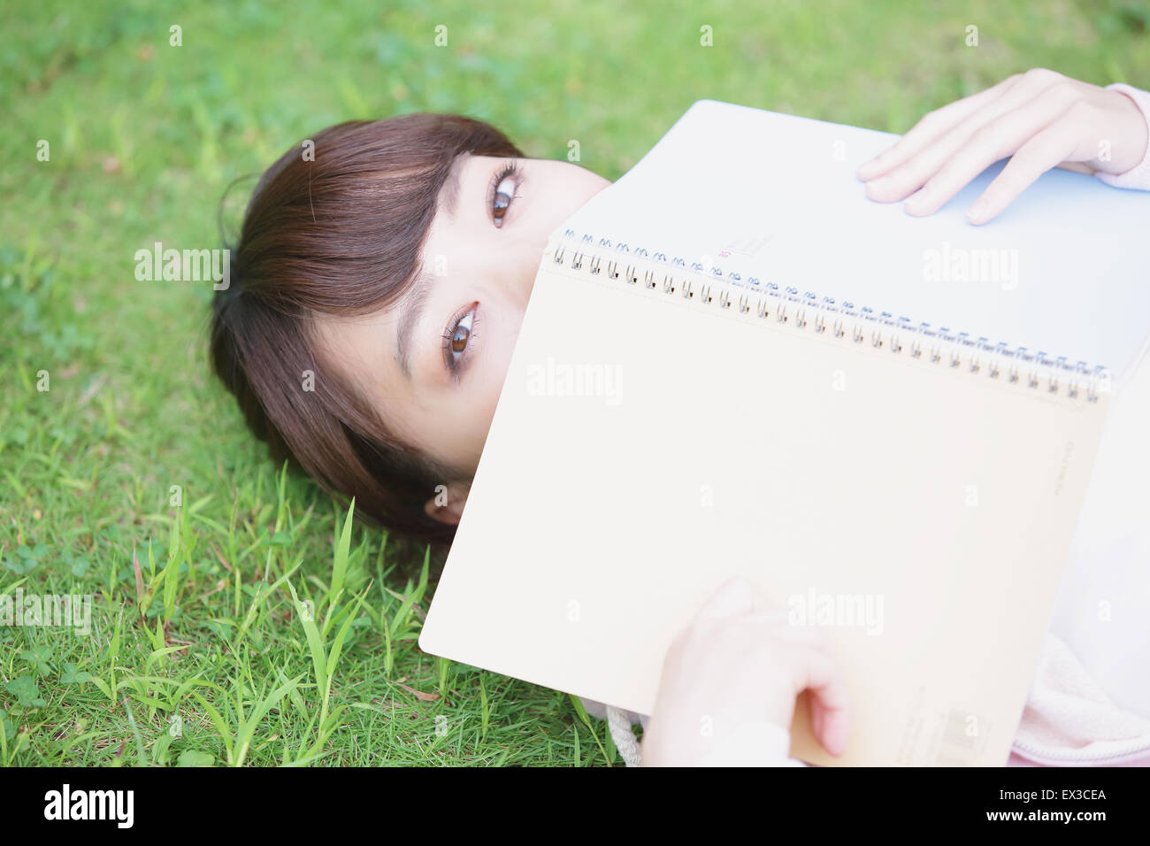 University student in the campus park Stock Photo - Alamy