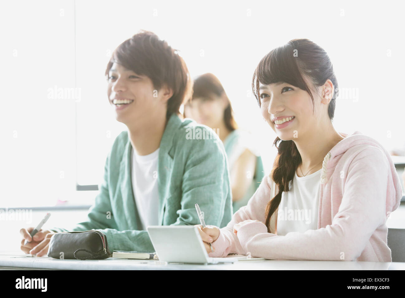 University students in the classroom Stock Photo - Alamy