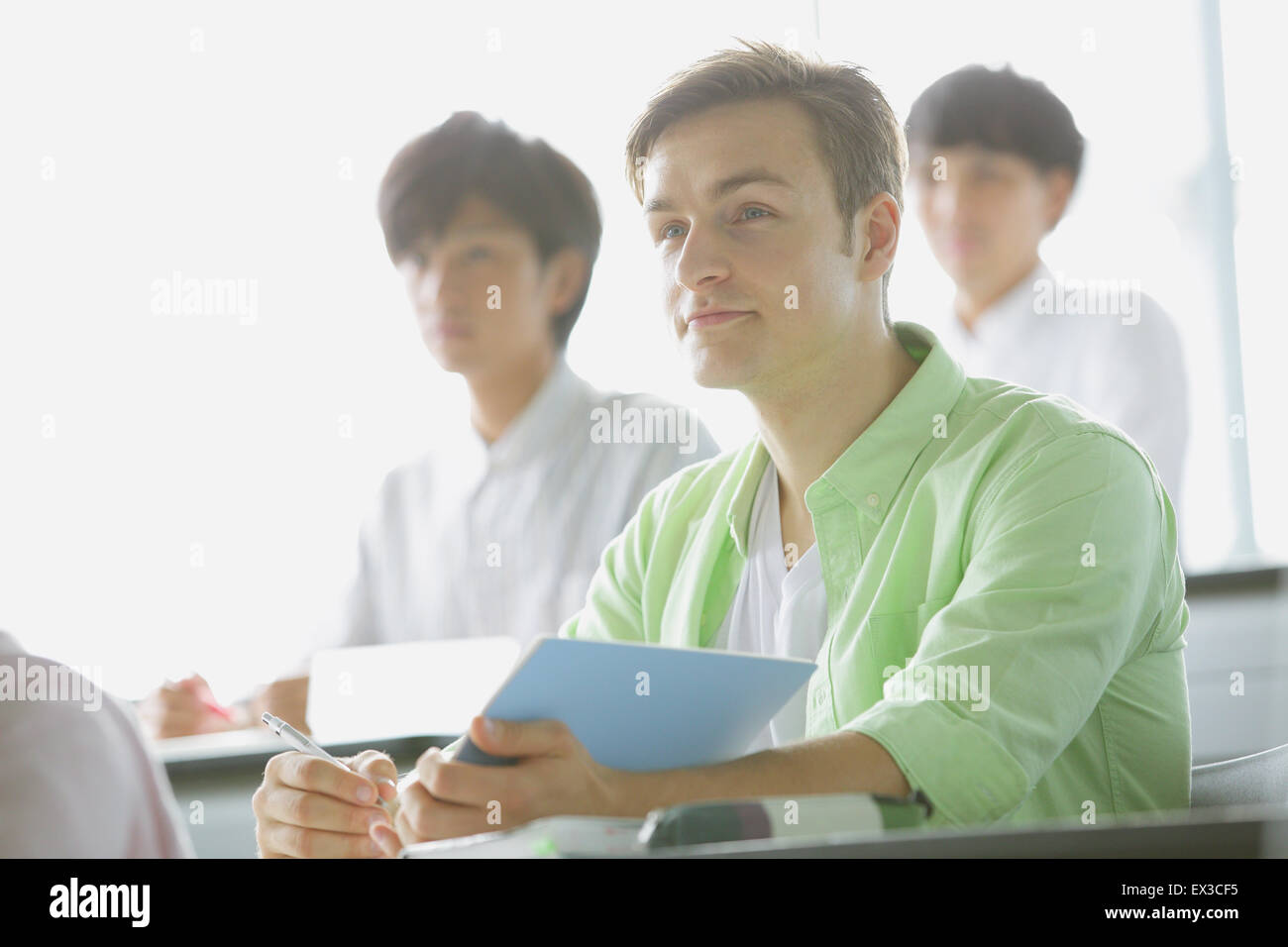 University students in the classroom Stock Photo - Alamy