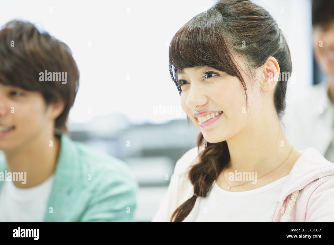 University students in the classroom Stock Photo - Alamy